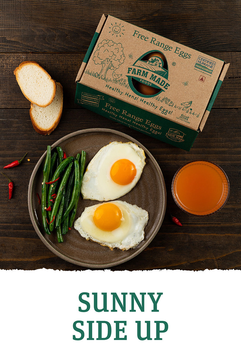 Buy Free Range Eggs 12 Pack Online - Fresh Eggs from Farm Made Foods