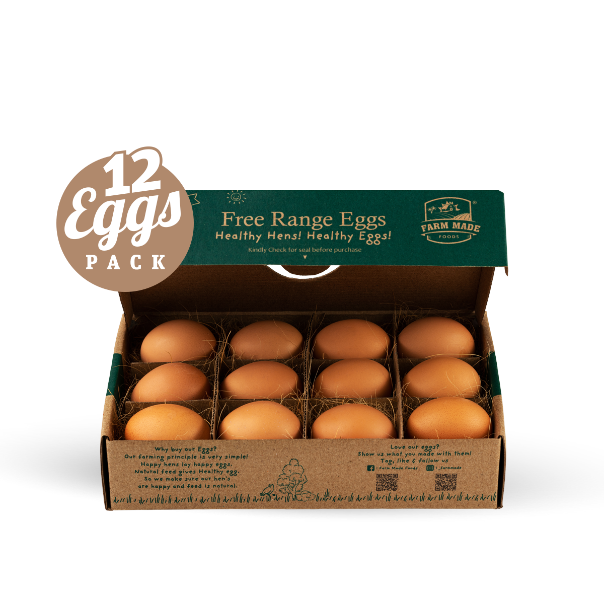 Buy Farm Made Foods Free Range Eggs Online | Fresh & Natural Eggs