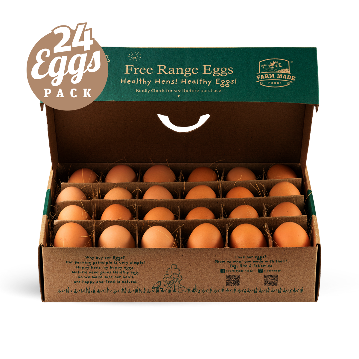 Buy Farm Made Foods Free Range Eggs Online | Fresh & Natural Eggs