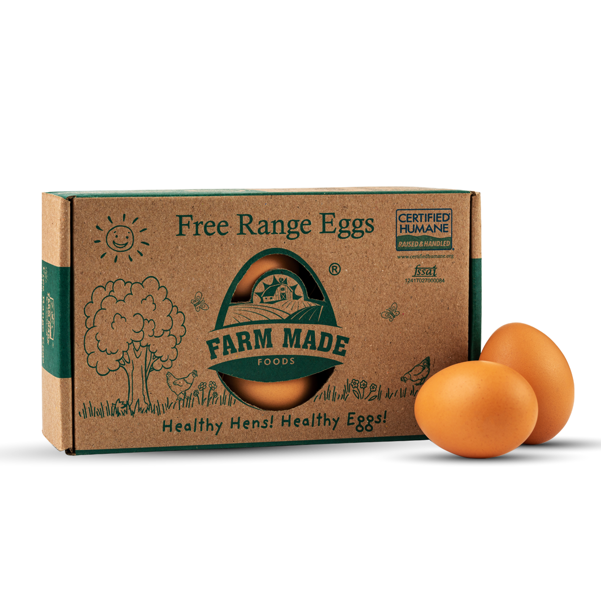 Buy Free Range Eggs Online - Fresh Eggs from Farm Made Foods