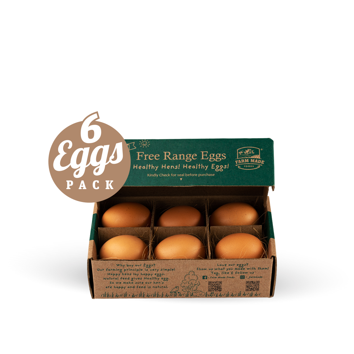 Buy Farm Made Foods Free Range Eggs Online | Fresh & Natural Eggs